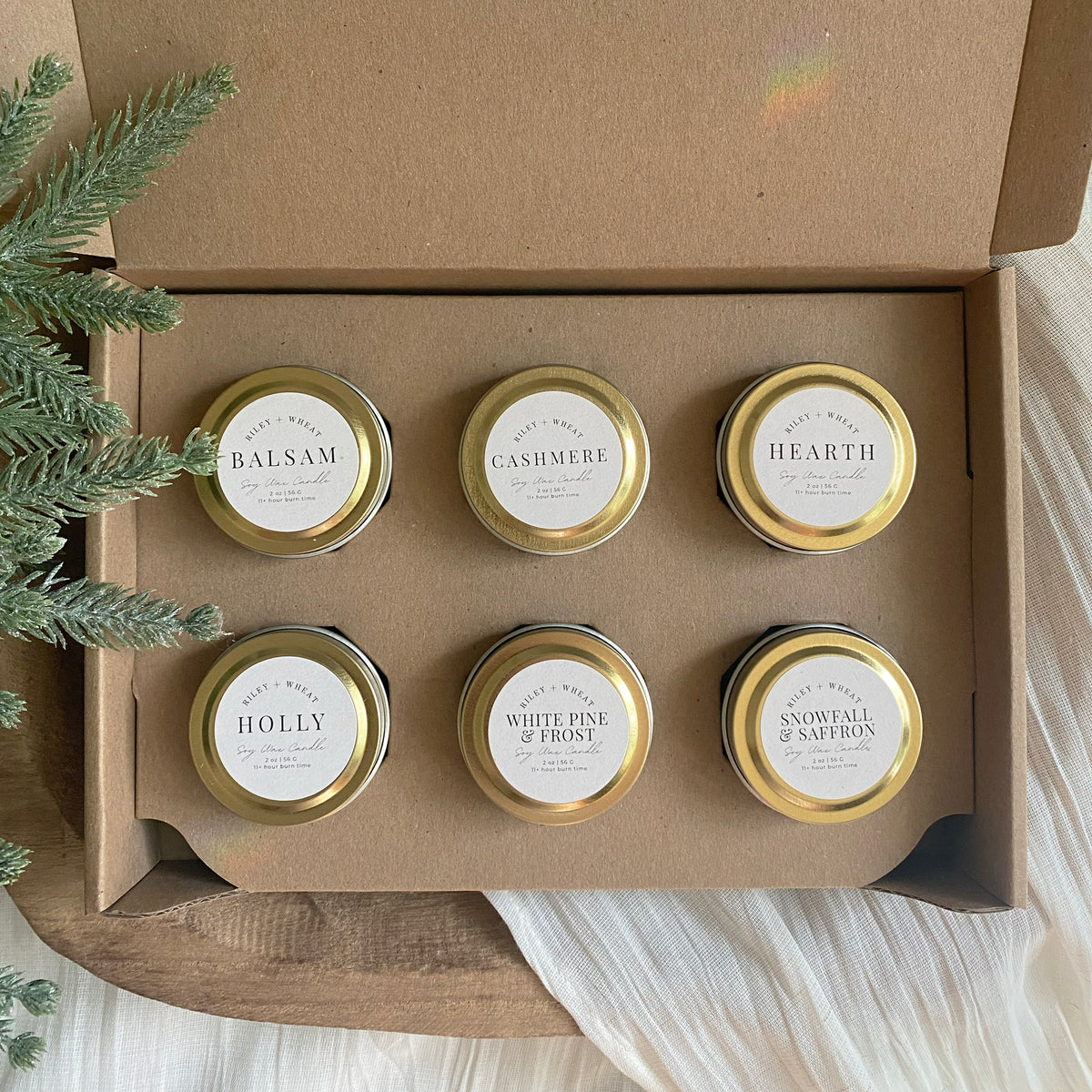 Winter Candle Flight – Riley & Wheat